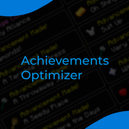 Achievements Optimizer Mod - Minecraft 1.18, 1.20, 1.21+ | Minecraft Modding